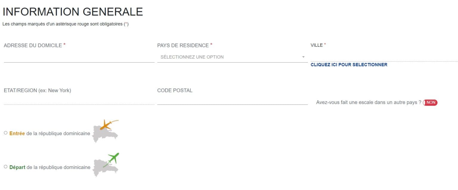 E-Ticket République Dominicaine - Partir en République Dominicaine